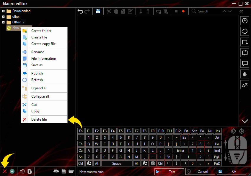 Macro Editor Keyran